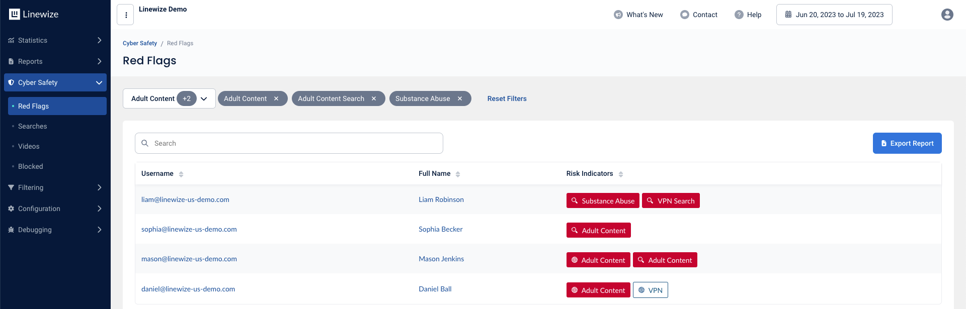 Cyber Safety Interface Guide – Linewize Filter