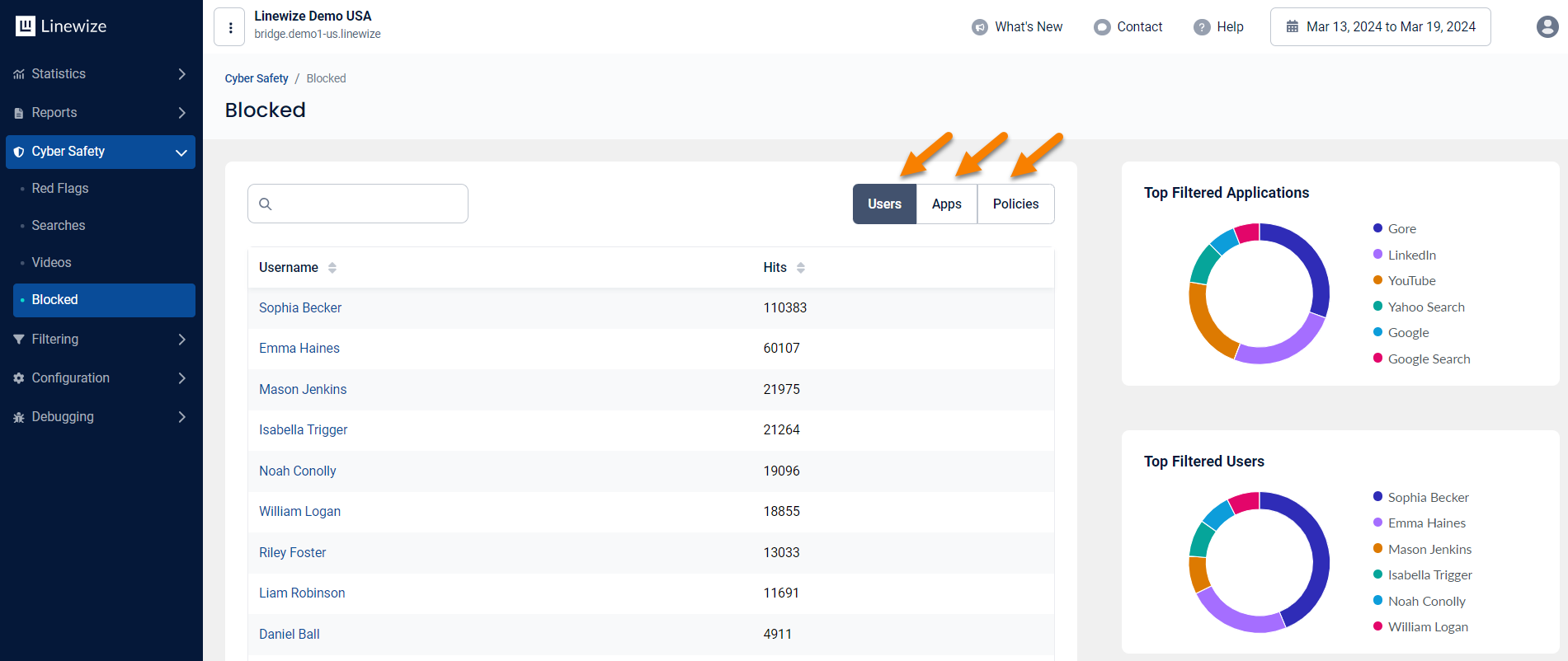 Cyber Safety Interface Guide – Linewize Filter
