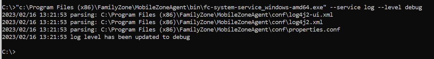 Enabling different logging levels for Connect – Linewize Filter